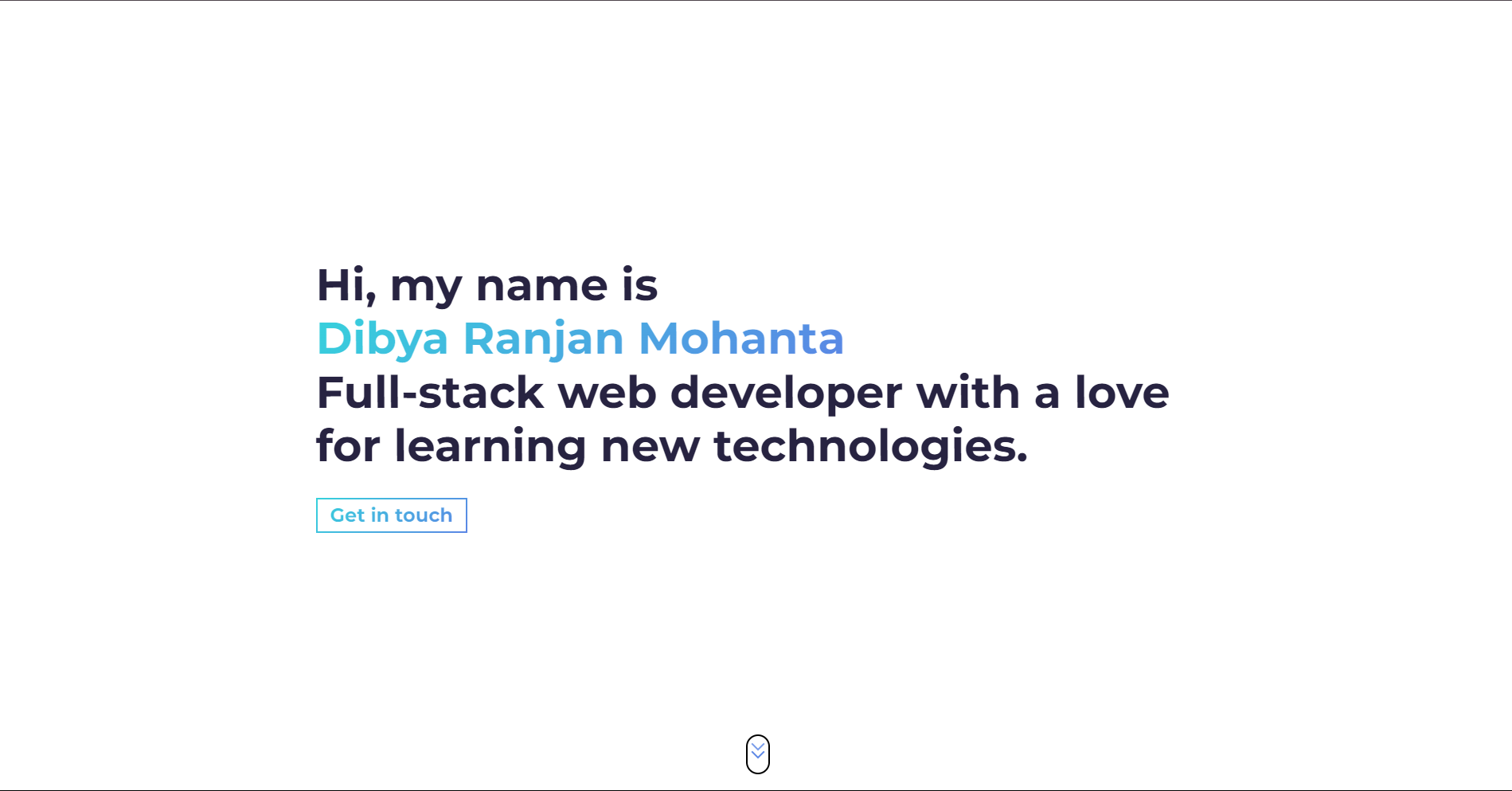 Dibya Ranjan Mohanta | Full-Stack Developer