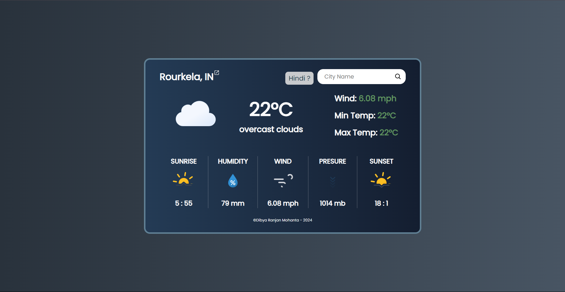 Dibya Ranjan Mohanta | Full-Stack Developer